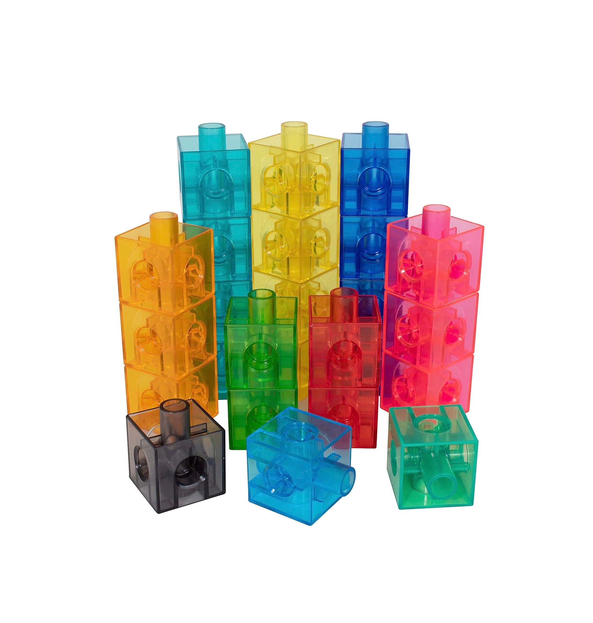Translucent Linking Cubes (Set of 100) – Barefoot Toys